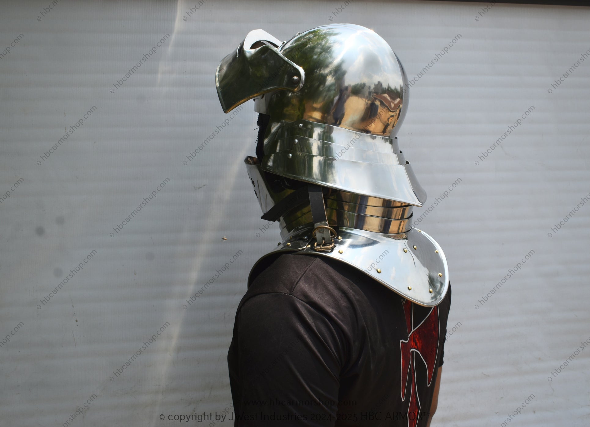 Visored Sallet Helmet with Bevor late 15th century Medieval Sallet hel ...