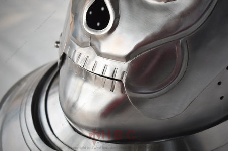 Hand-Forged 17th Century Savoyard Helmet - Todenkopf, Medieval Death's ...