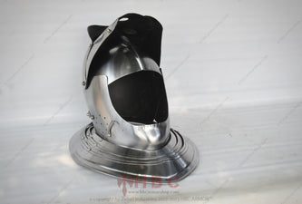 Hand-Forged 17th Century Savoyard Helmet - Todenkopf, Medieval Death's ...