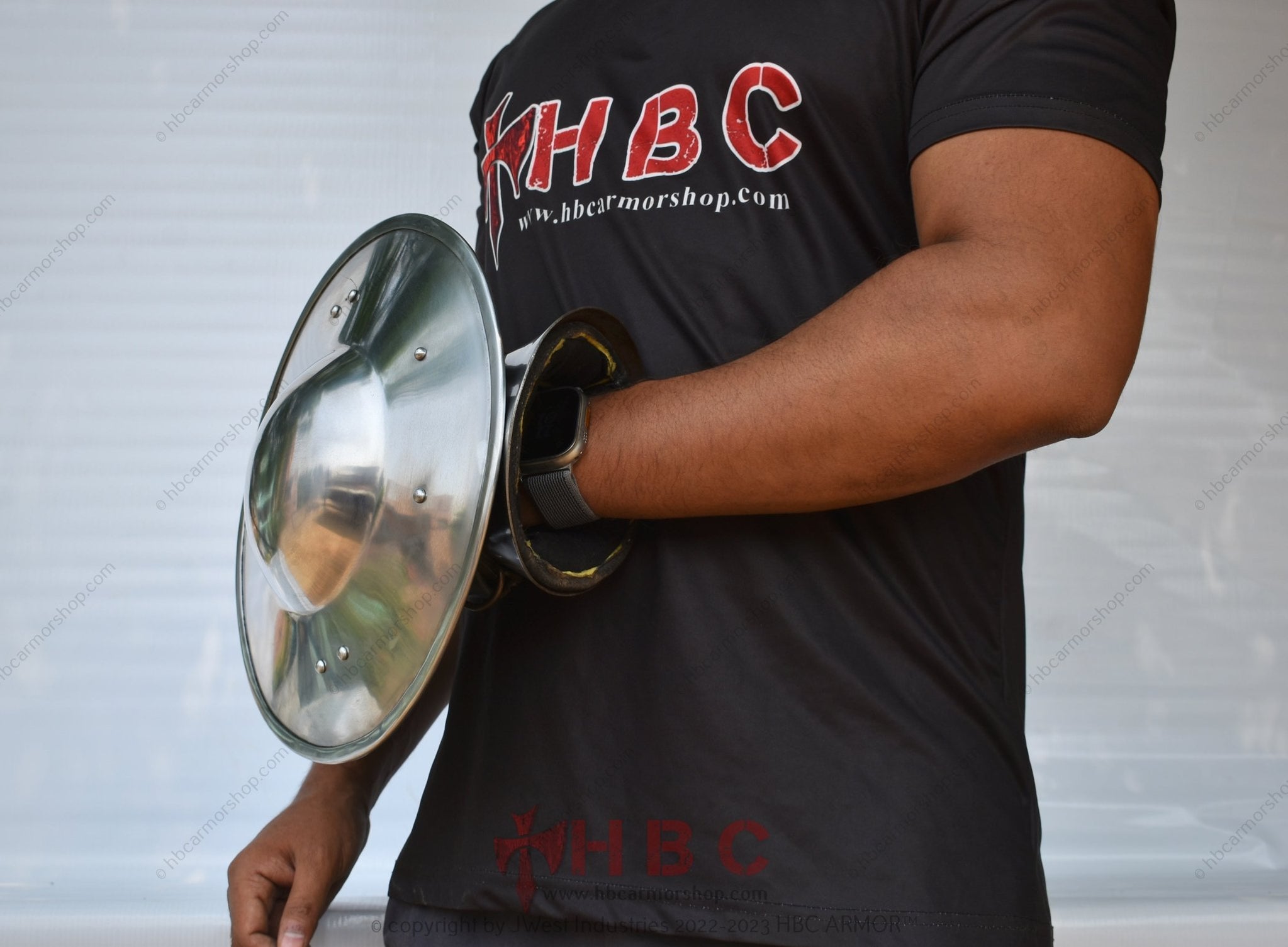 Buckler Shields | Tempered Spring Steel Buckler Shield for Medieval Ar ...