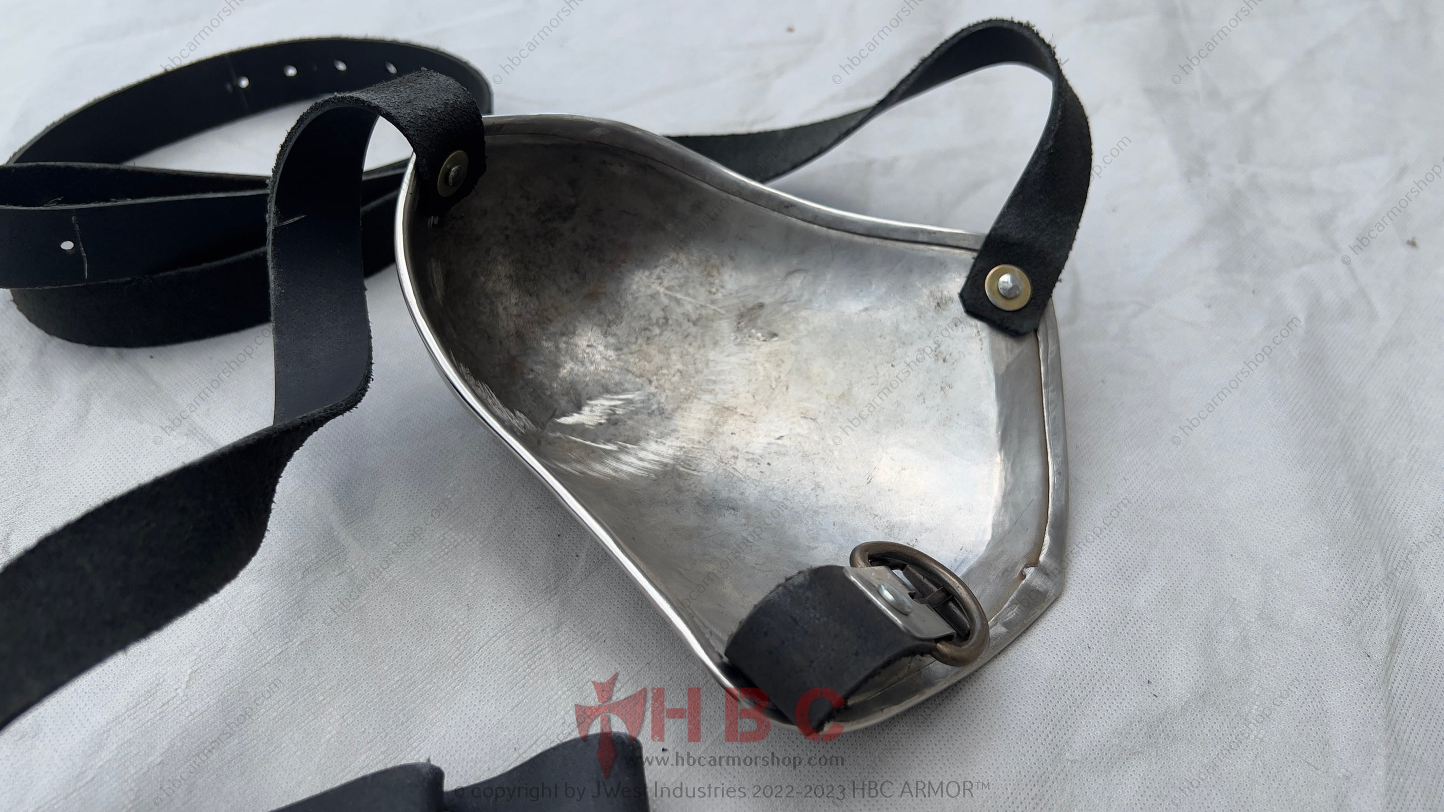 Groin Cup or Groin Protector Rolled Edges Design — HBC Armor Shop