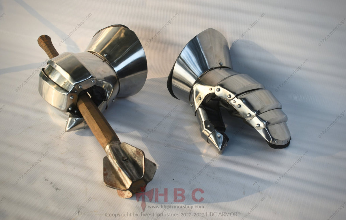 Christ's Knight Combat Mitten — HBC Armor Shop