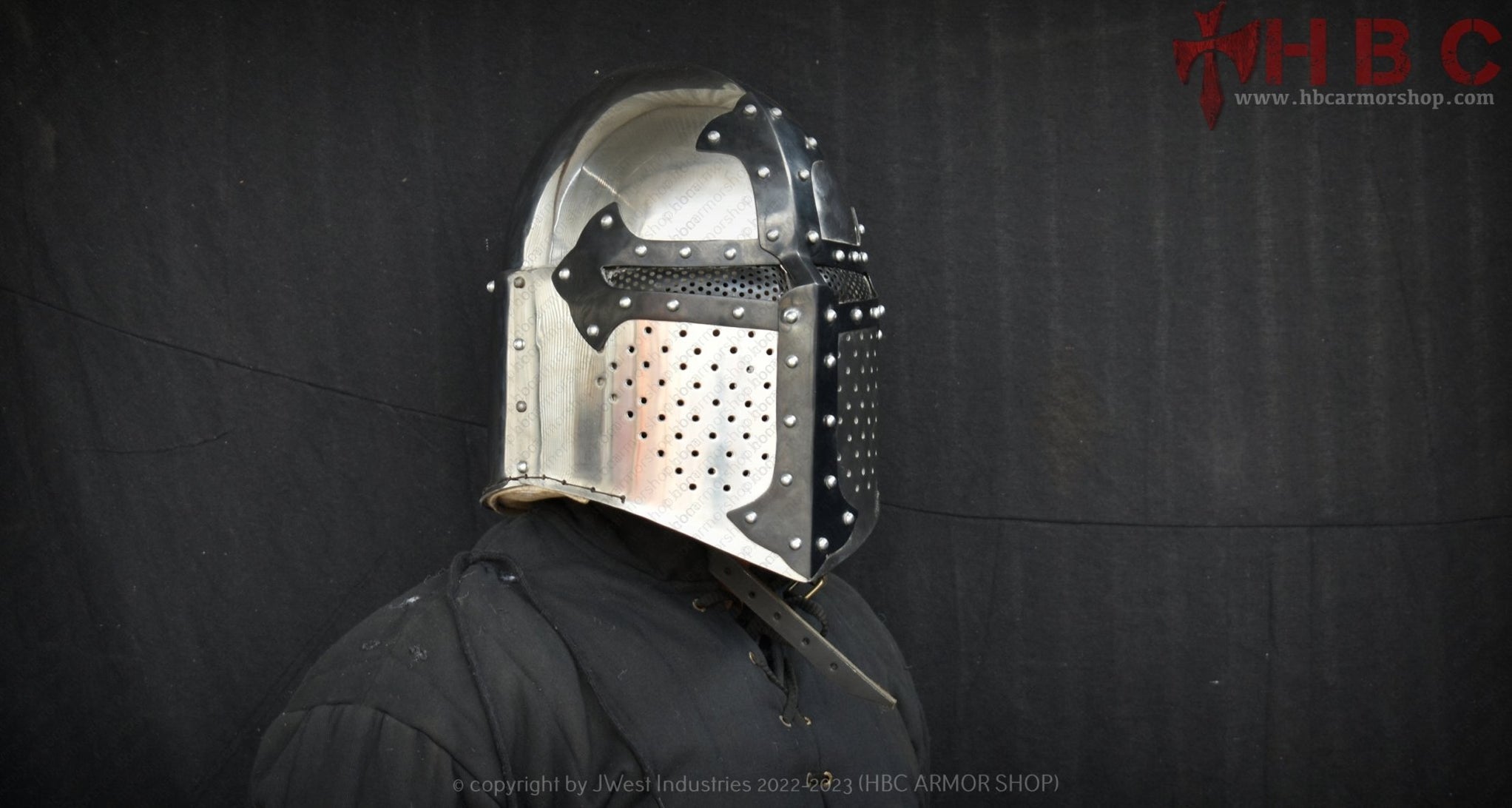 Closed Sugarloaf Helmet SCA Combat Helmet — HBC Armor Shop