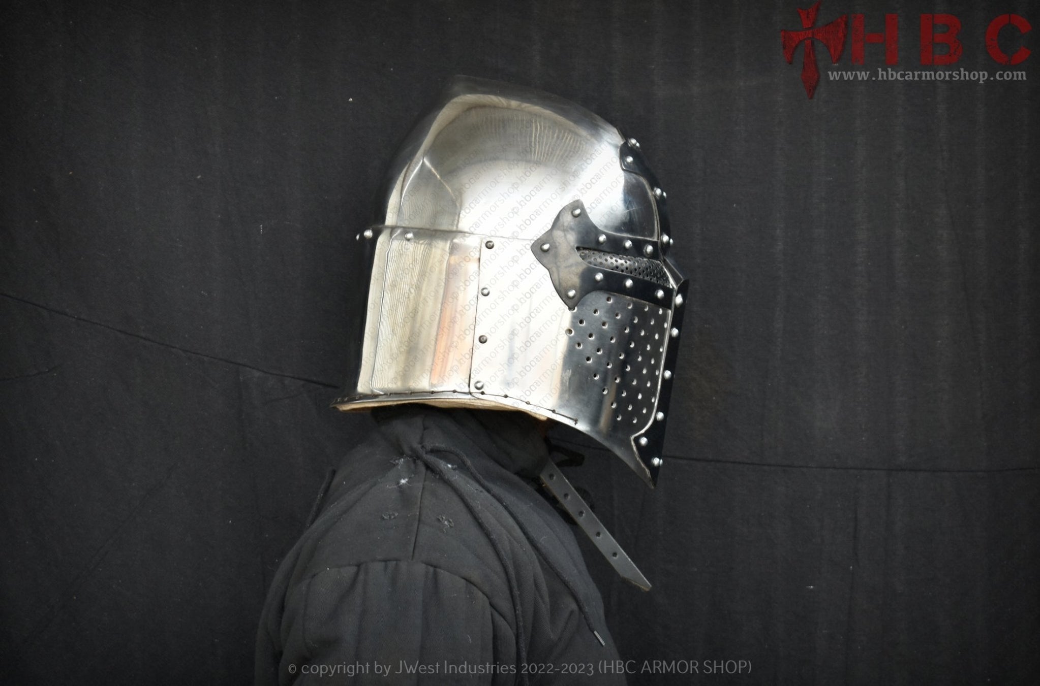 Closed Sugarloaf Helmet SCA Combat Helmet — HBC Armor Shop
