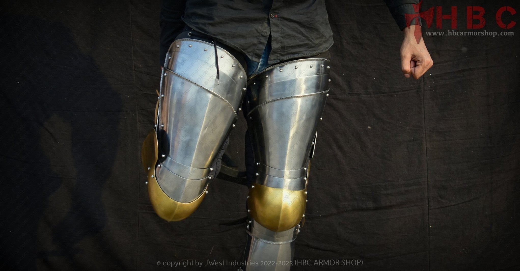 Cuisses Plate Thigh Armor — HBC Armor Shop