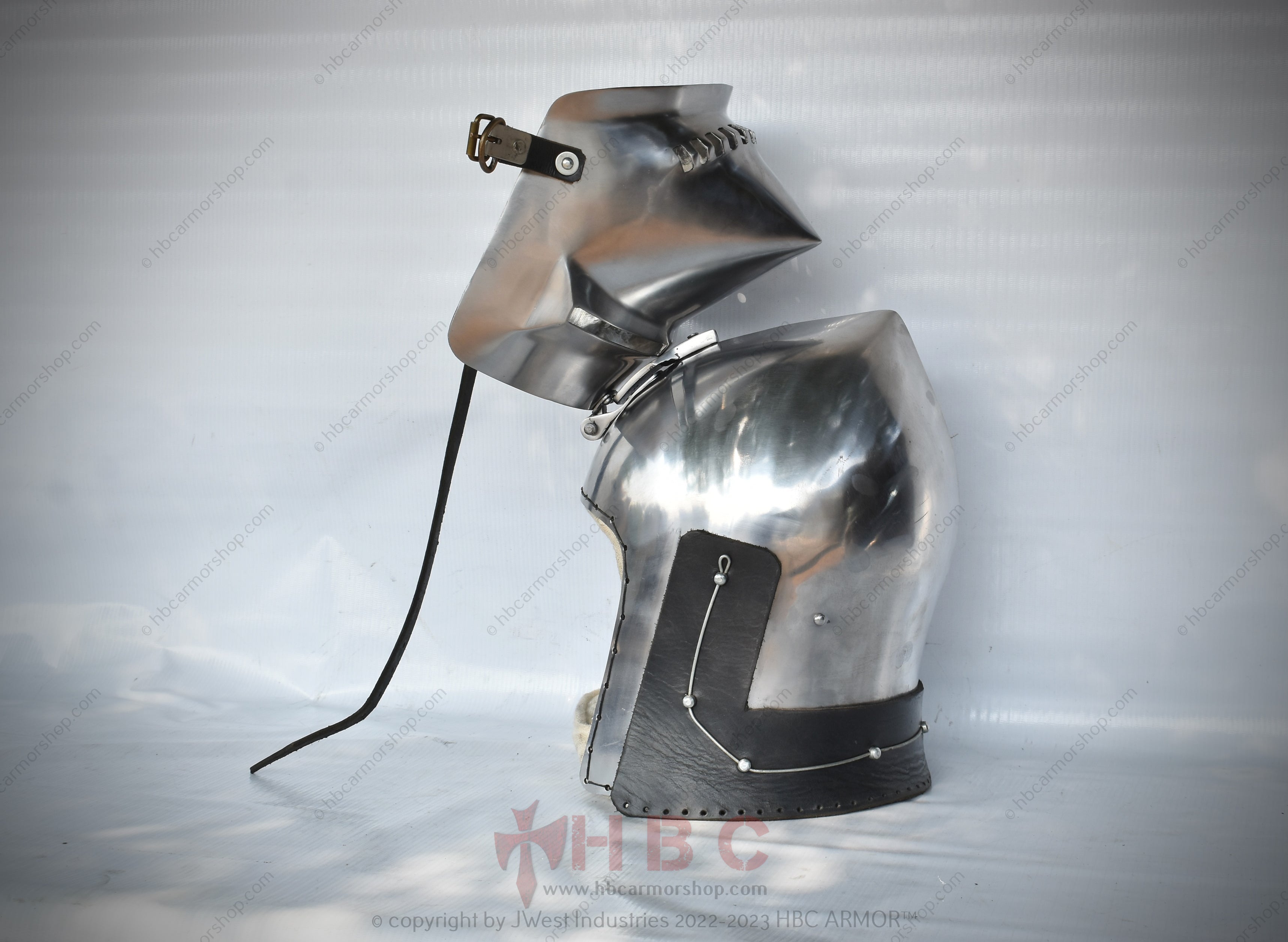 Medieval Helmet with Interchangeable Visor/Reenactment/SCA — HBC Armor Shop