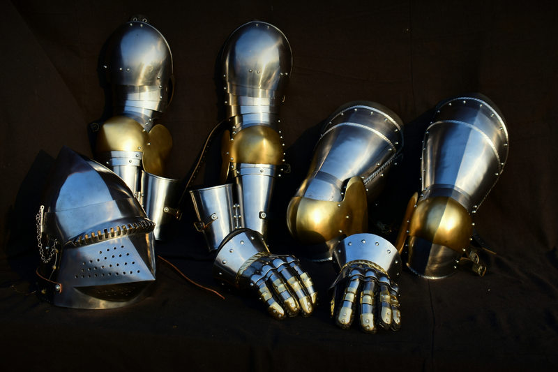 Visored Barbuta Helmet — HBC Armor Shop