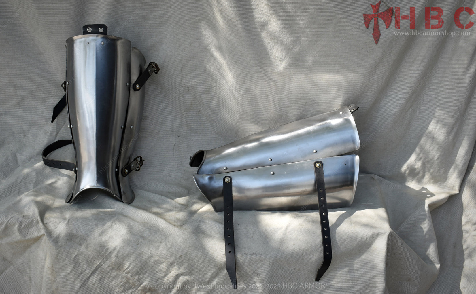 HBC Armor™ Medieval 3 Plate/Segmented Greave — HBC Armor Shop