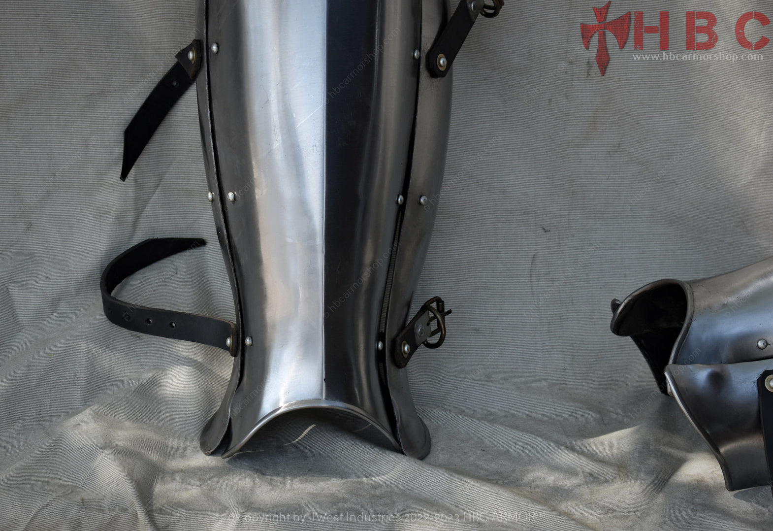 HBC Armor™ Medieval 3 Plate/Segmented Greave — HBC Armor Shop