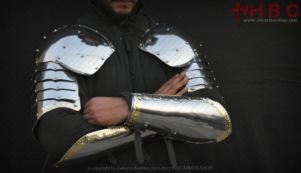 Polish Hussar Arm Armour Set — HBC Armor Shop