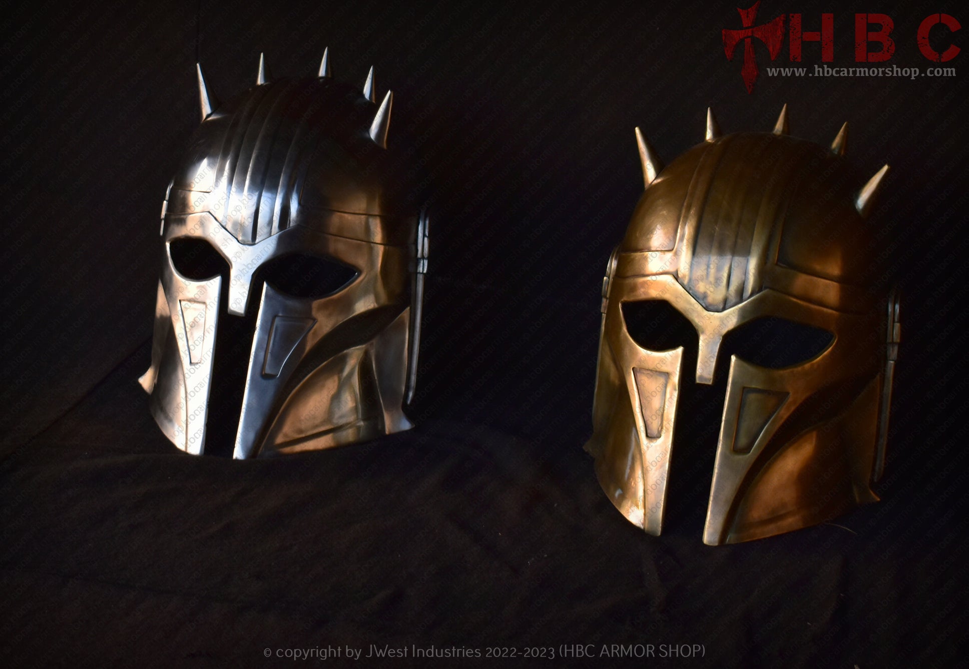 Mandalorian Blacksmith metal Helmet — HBC Armor Shop