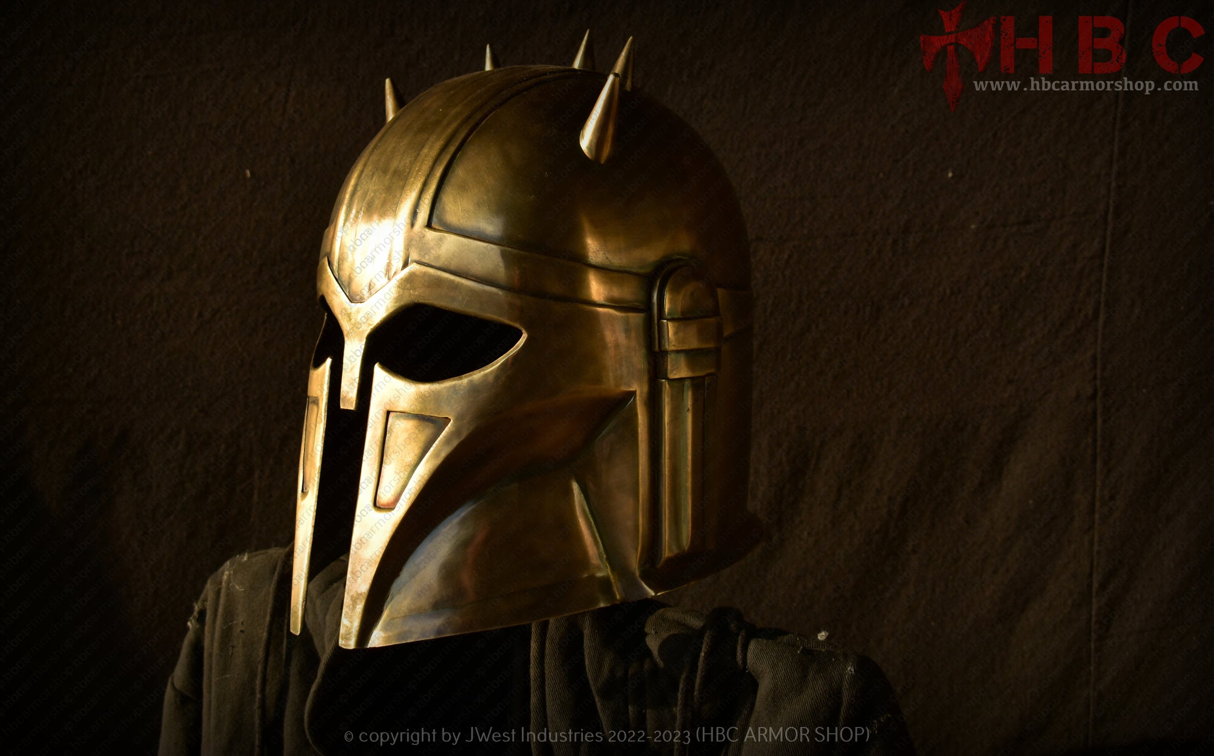 Mandalorian Blacksmith metal Helmet — HBC Armor Shop