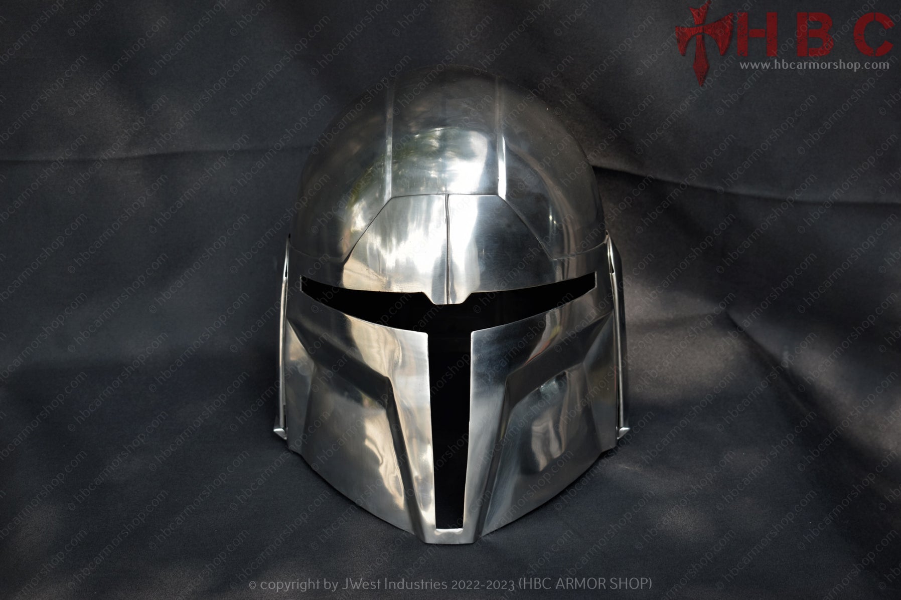 Metal Mandalorian Hybrid Helmet type 3 — HBC Armor Shop