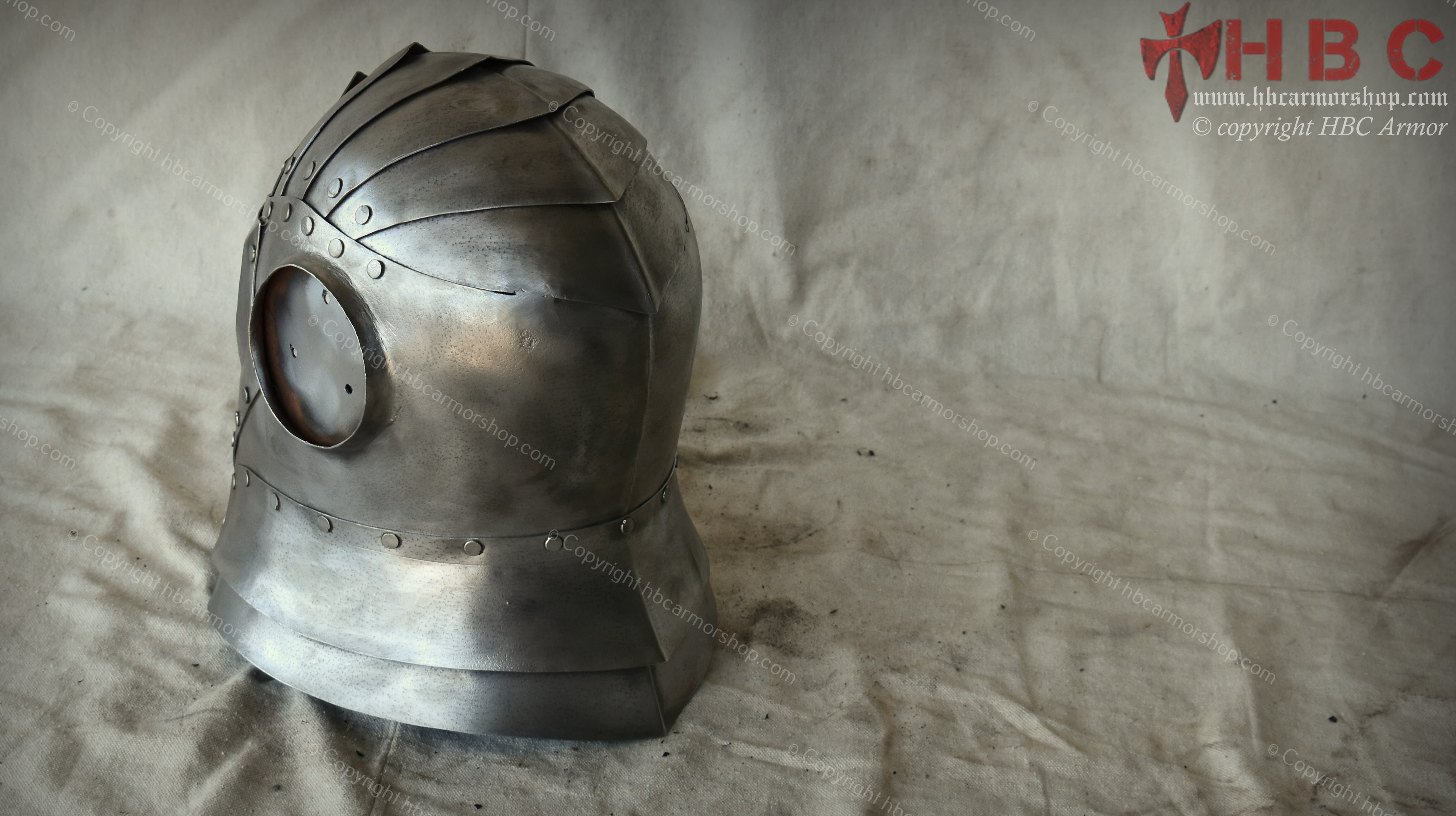Metal Dark Knight Helmet — HBC Armor Shop