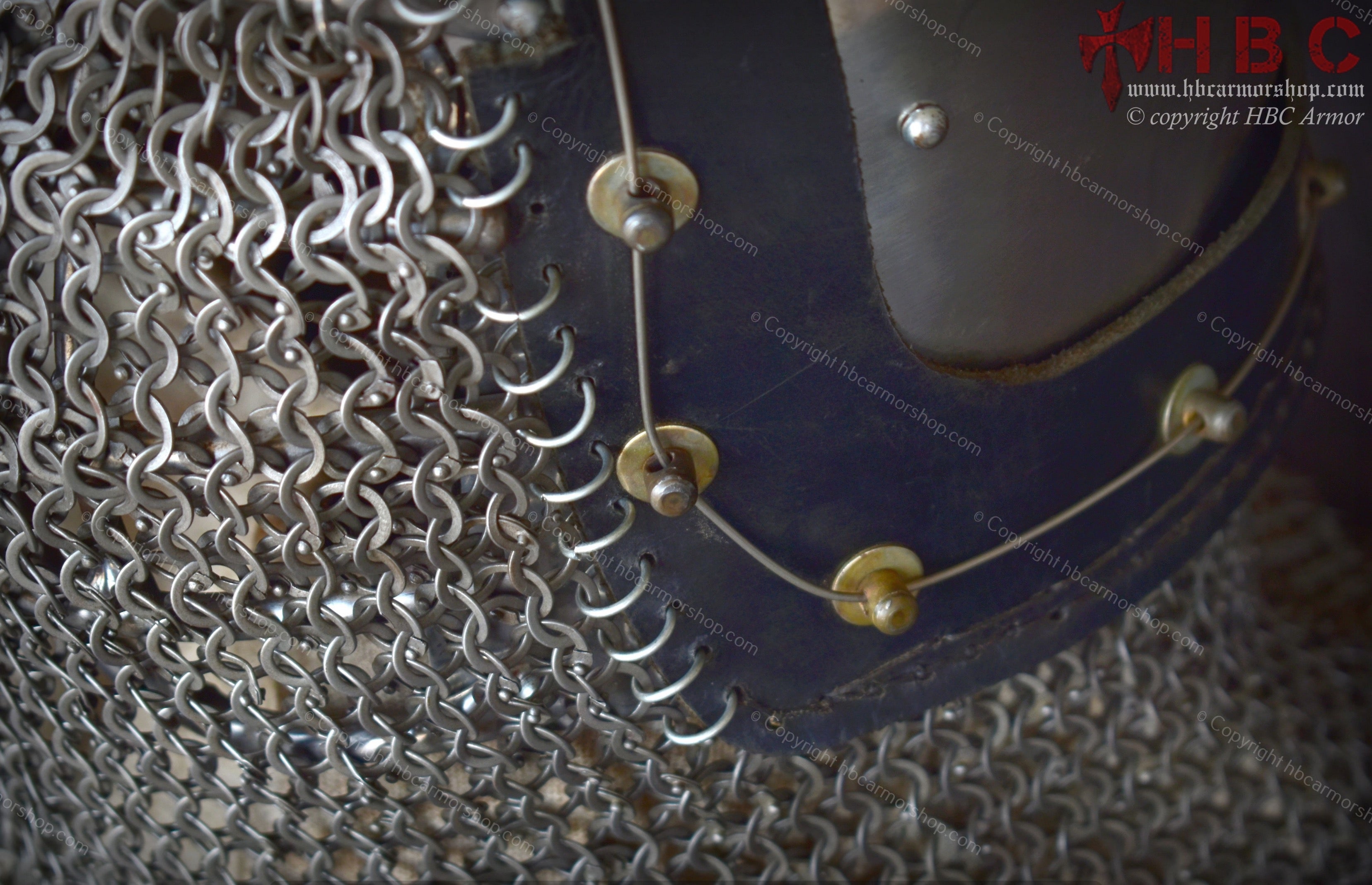 Helmet English cross Bascinet — HBC Armor Shop