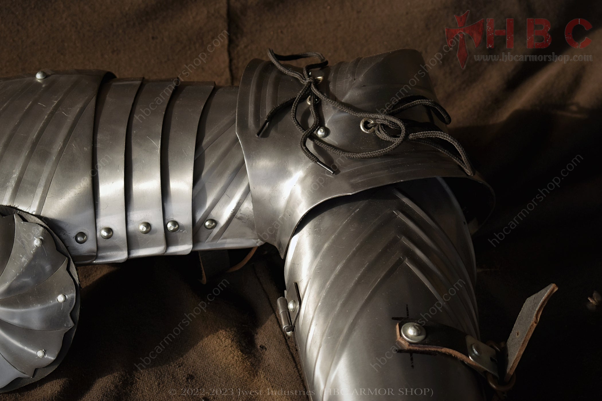 Medieval hand Forged German Gothic Arm Harness with Besagews — HBC ...