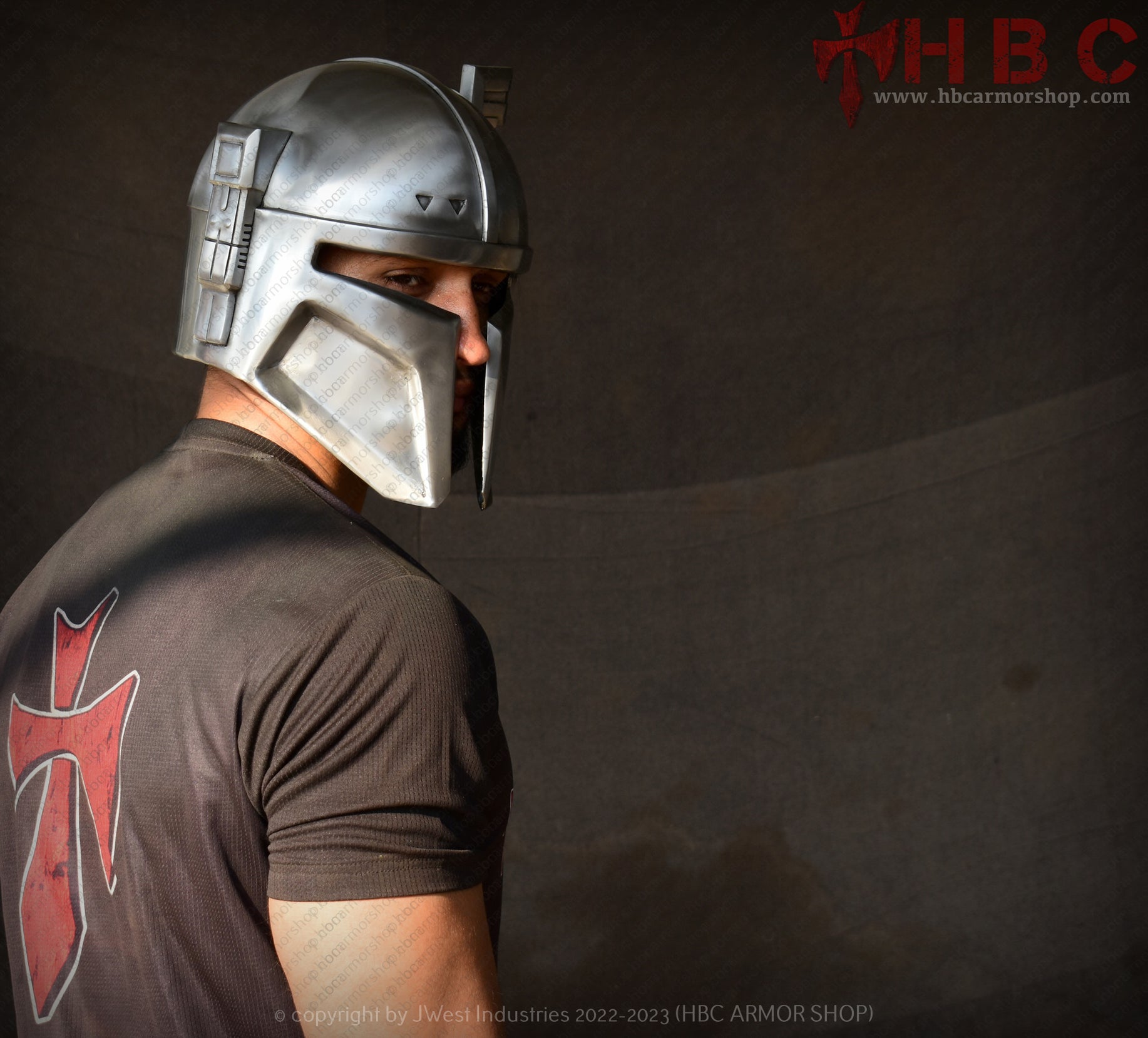 Metal Heavy Infantry Helmet — HBC Armor Shop