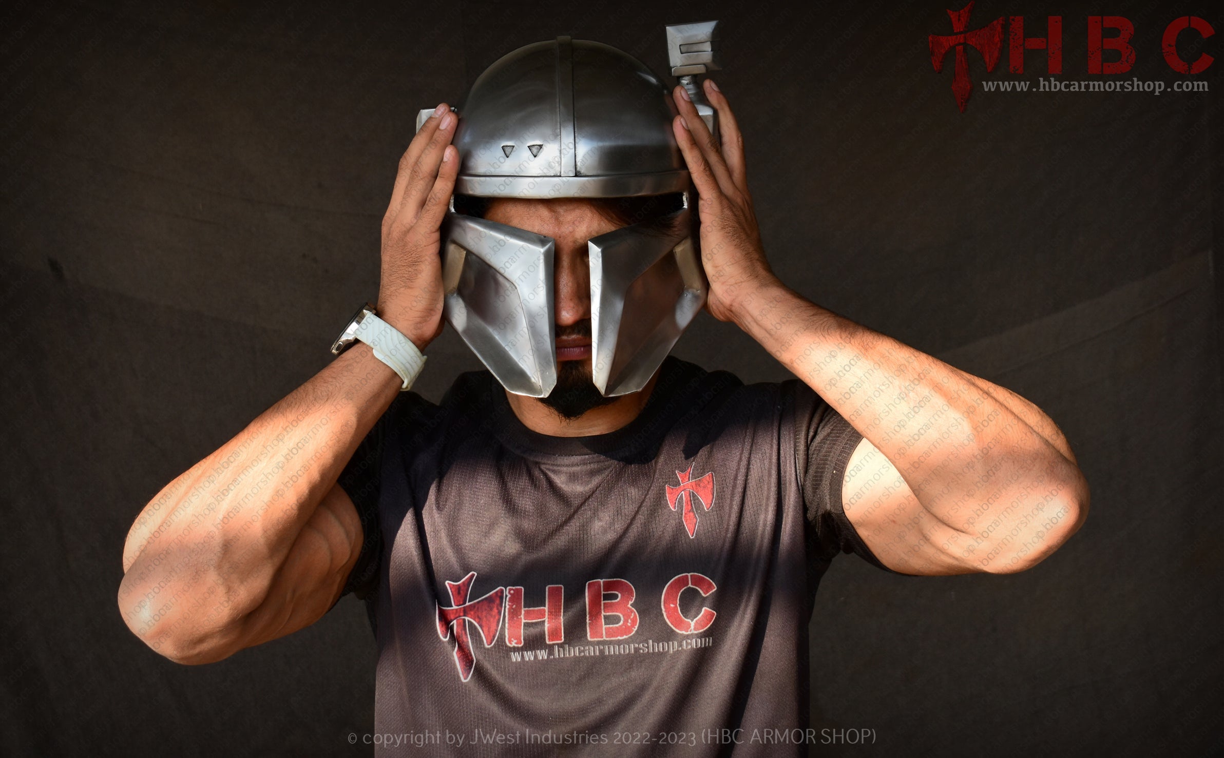 Metal Heavy Infantry Helmet — HBC Armor Shop