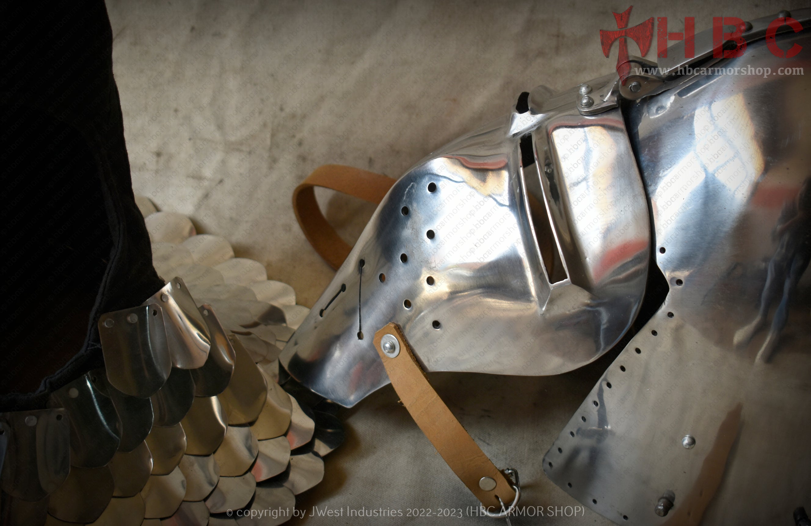 Italian Klapvisor helmet — HBC Armor Shop