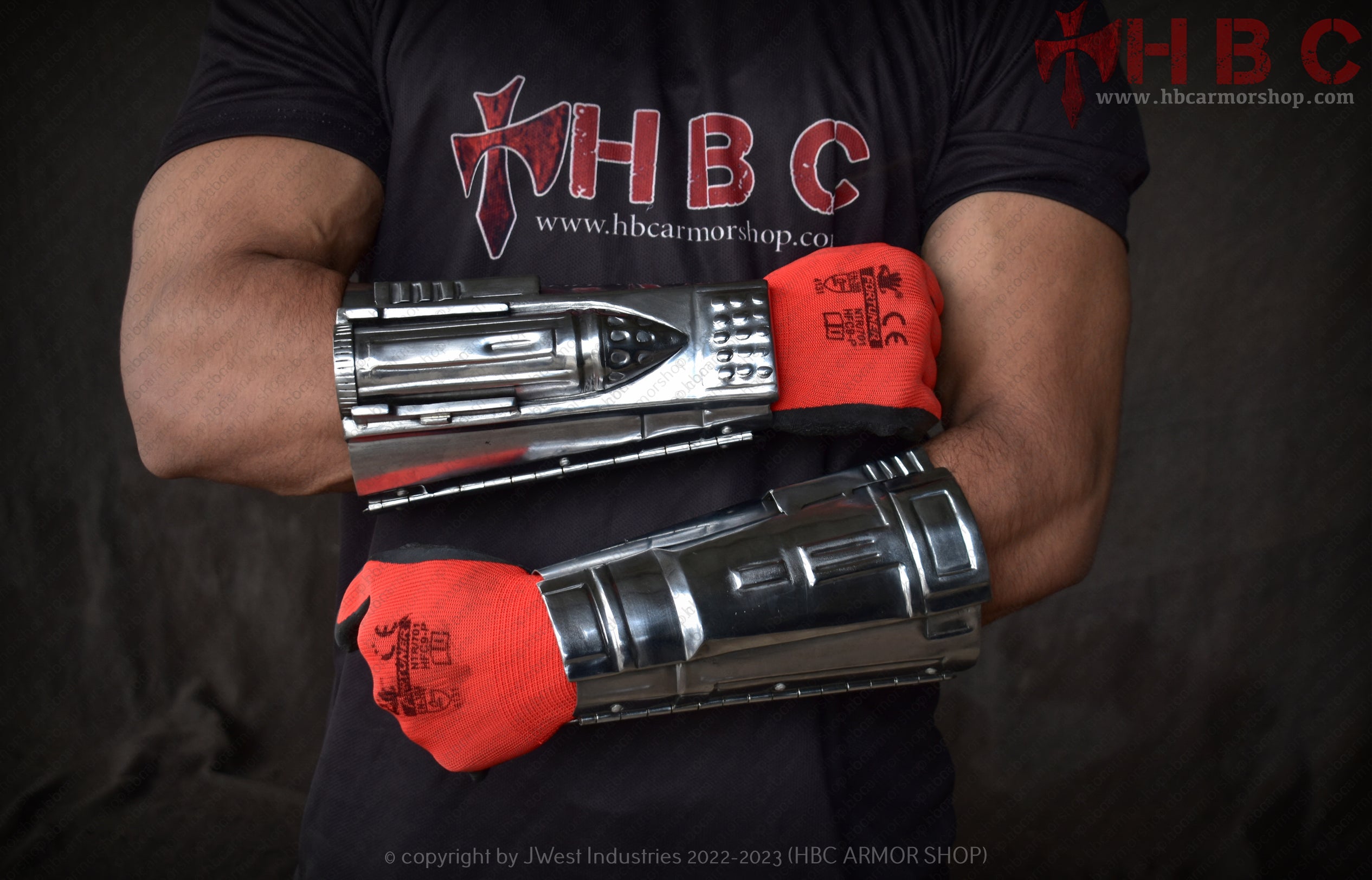 Mandalorian Metal Arm Detonator — HBC Armor Shop