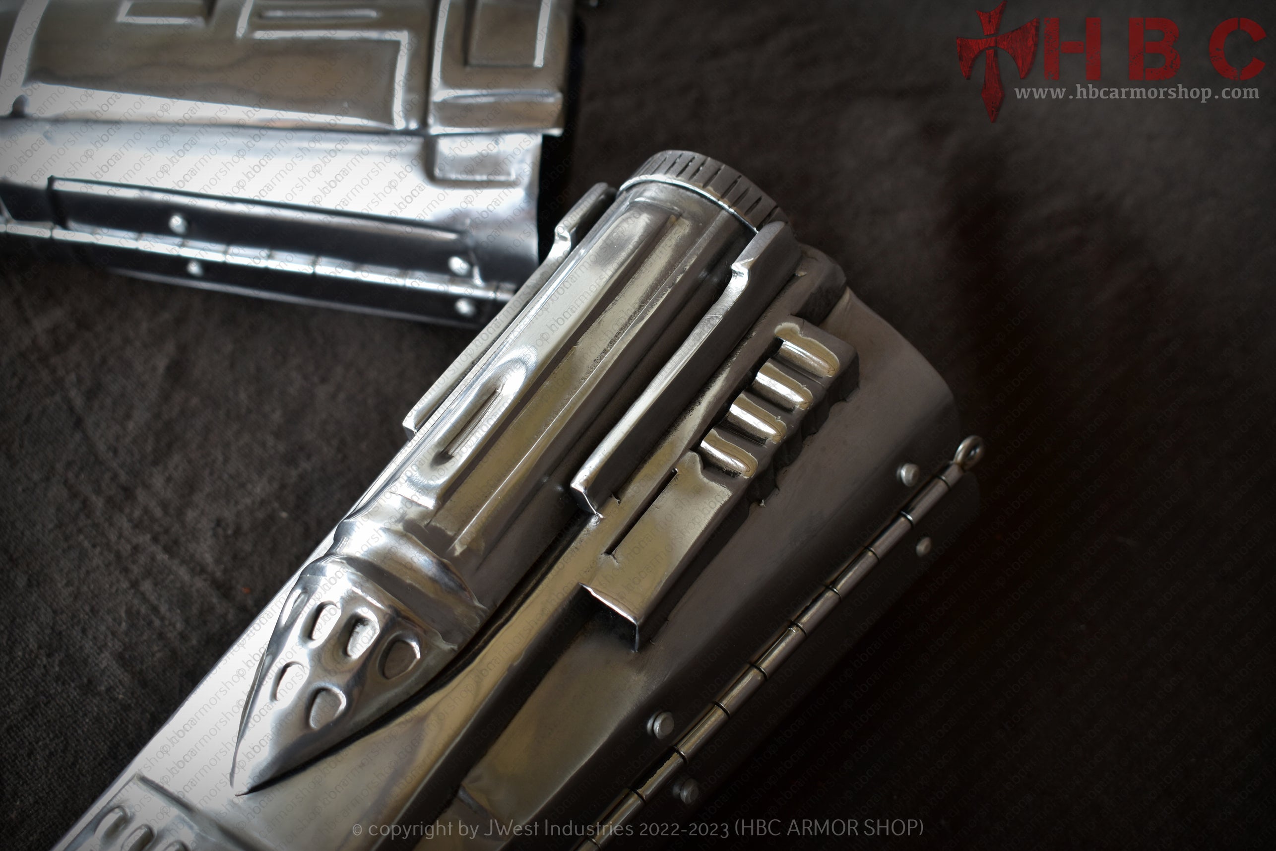 Mandalorian Metal Arm Detonator — HBC Armor Shop