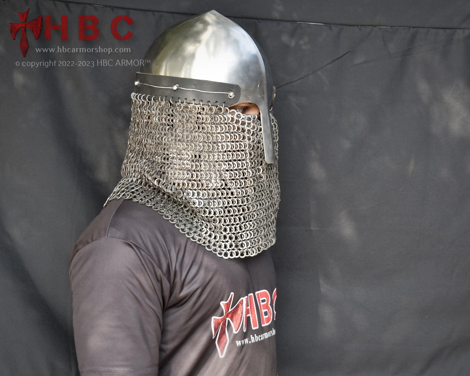 Nasal helmet SCA|Medieval Combat — HBC Armor Shop