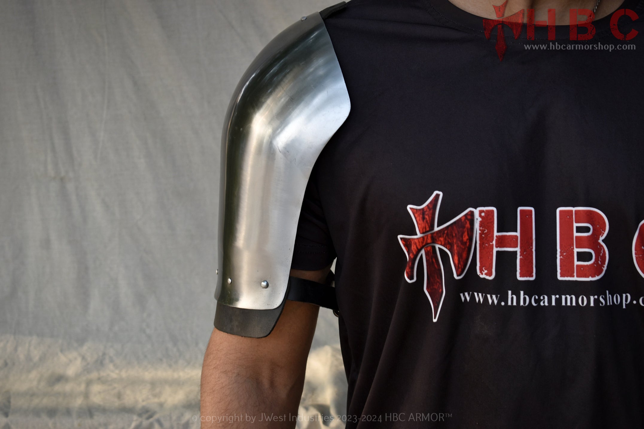 Simple Pauldrons 14th century type 2 — HBC Armor Shop