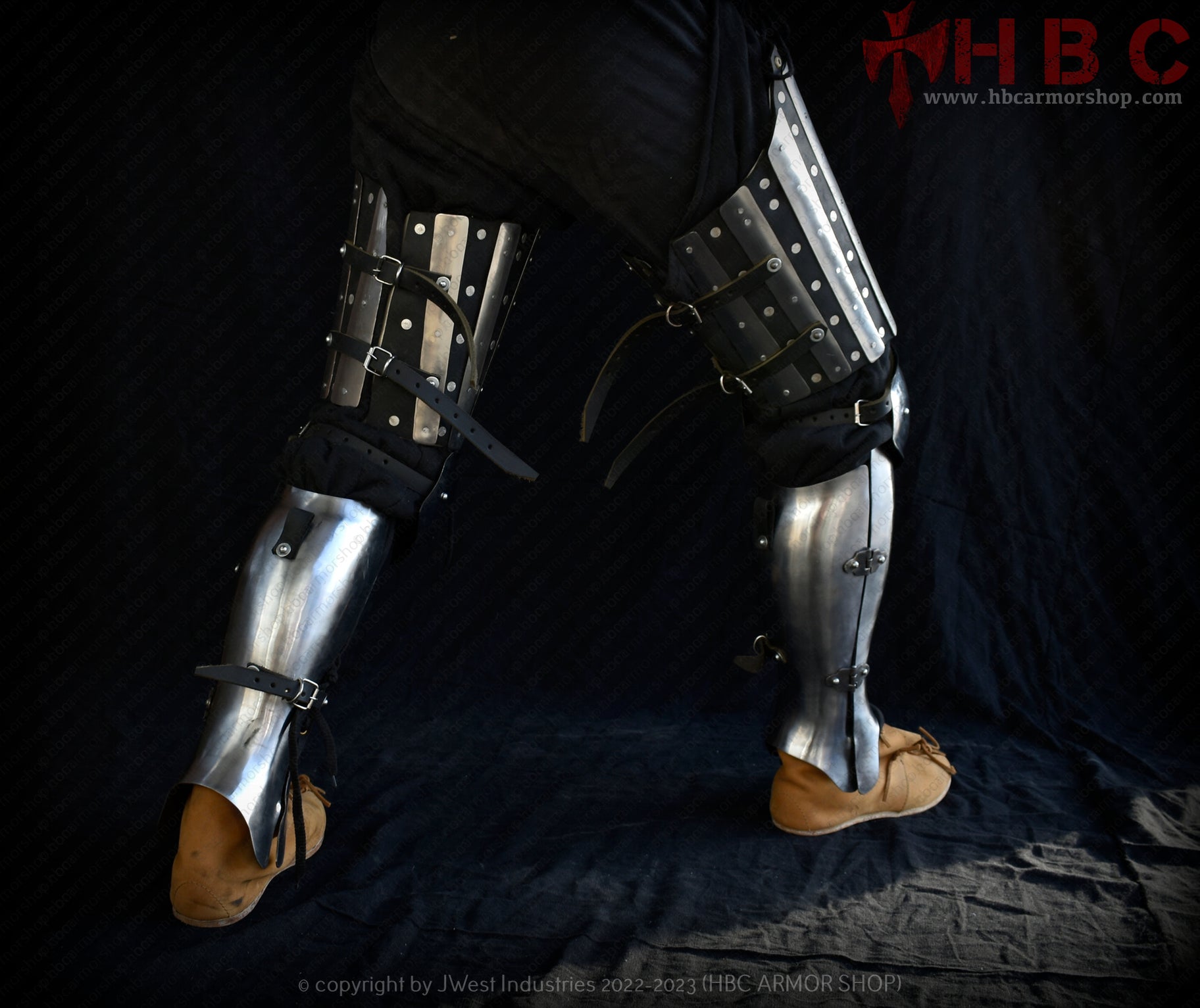 Splint Thigh With 3 Segment Greave — HBC Armor Shop