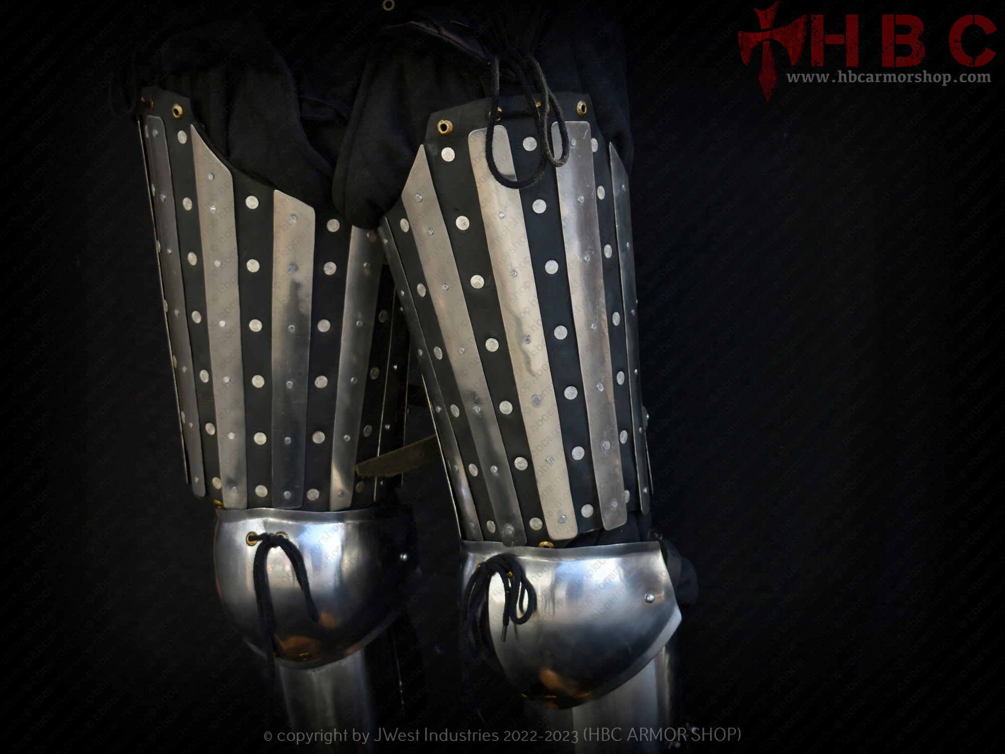 Splint Thigh With 3 Segment Greave — HBC Armor Shop