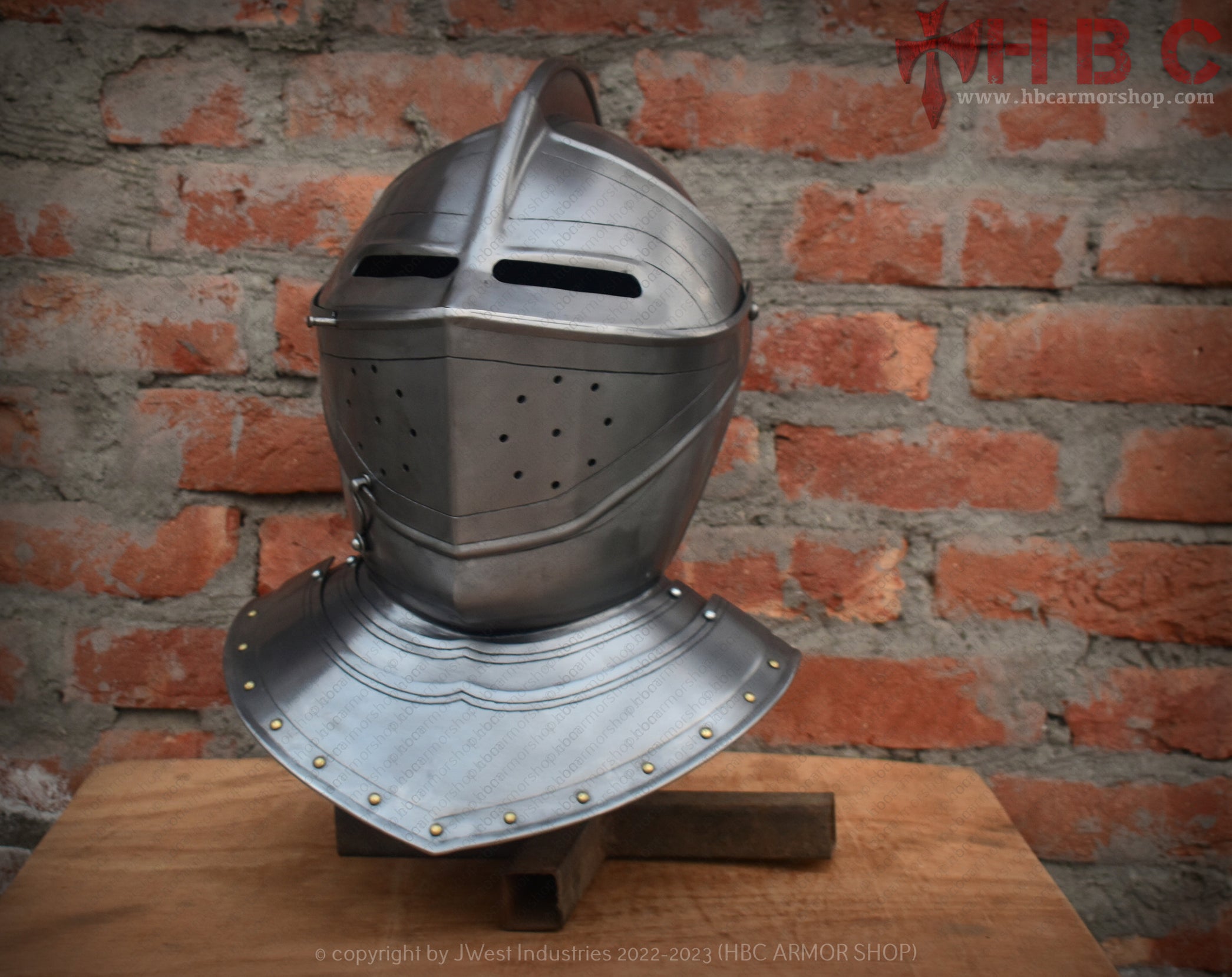 Medieval Knight Helmet -Reenactment & Roleplays — HBC Armor Shop