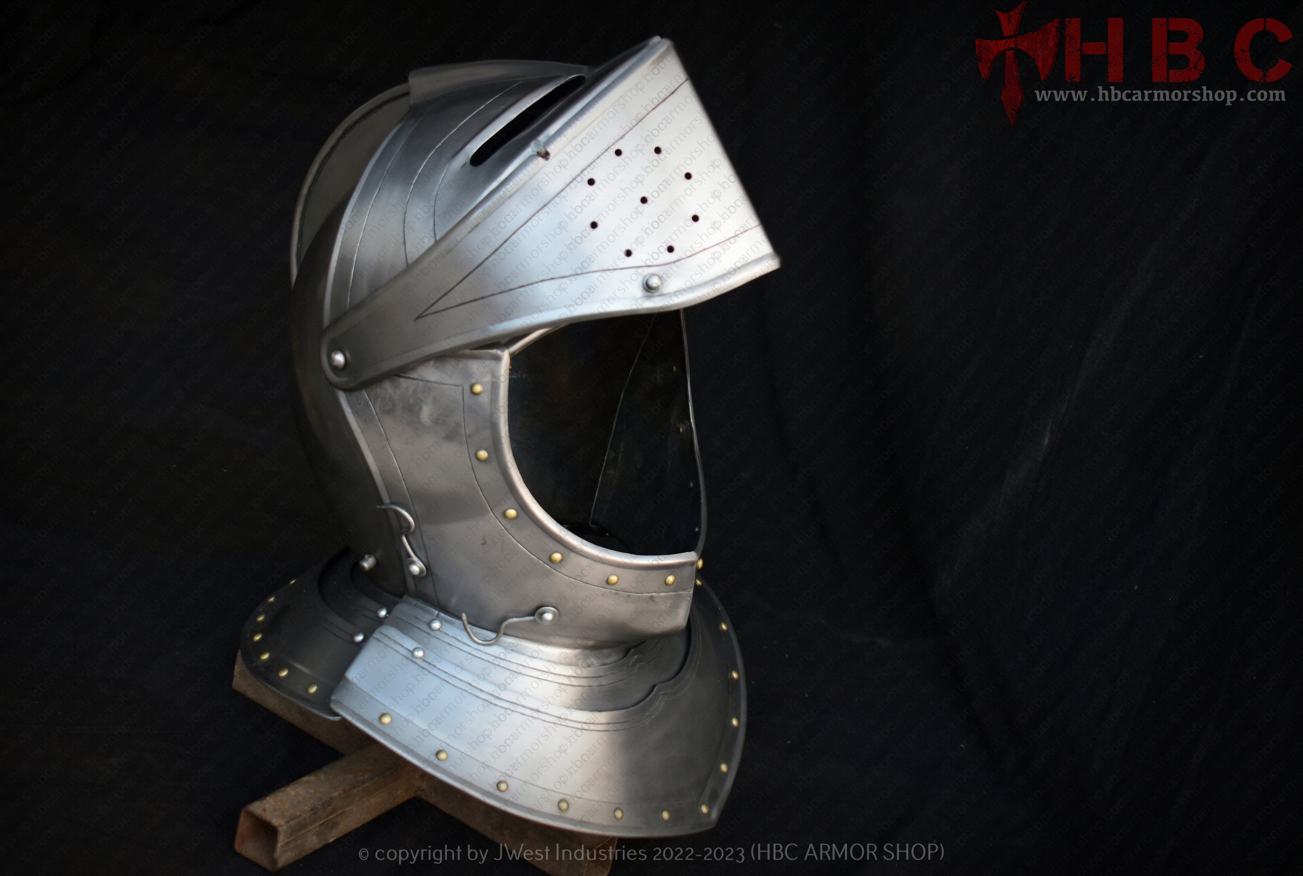 Medieval Knight Helmet -Reenactment & Roleplays — HBC Armor Shop