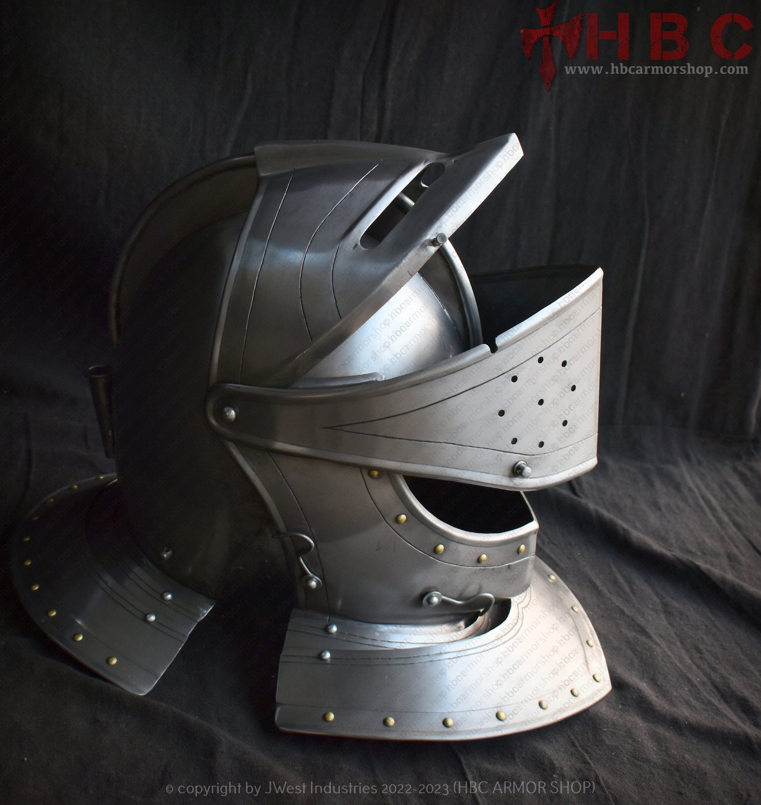 Medieval Knight Helmet -Reenactment & Roleplays — HBC Armor Shop