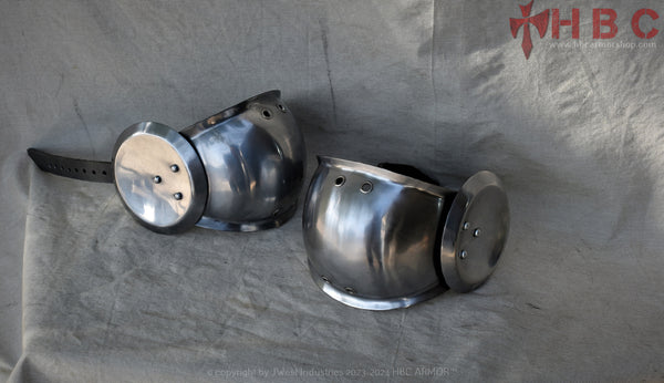 Historical Combat Armor ANTIQUECOLLECTION Medieval Steel Elbow Armor ...