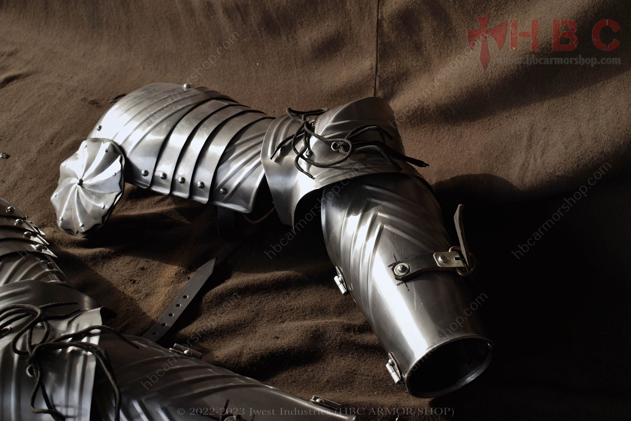 Medieval hand Forged German Gothic Arm Harness with Besagews — HBC ...