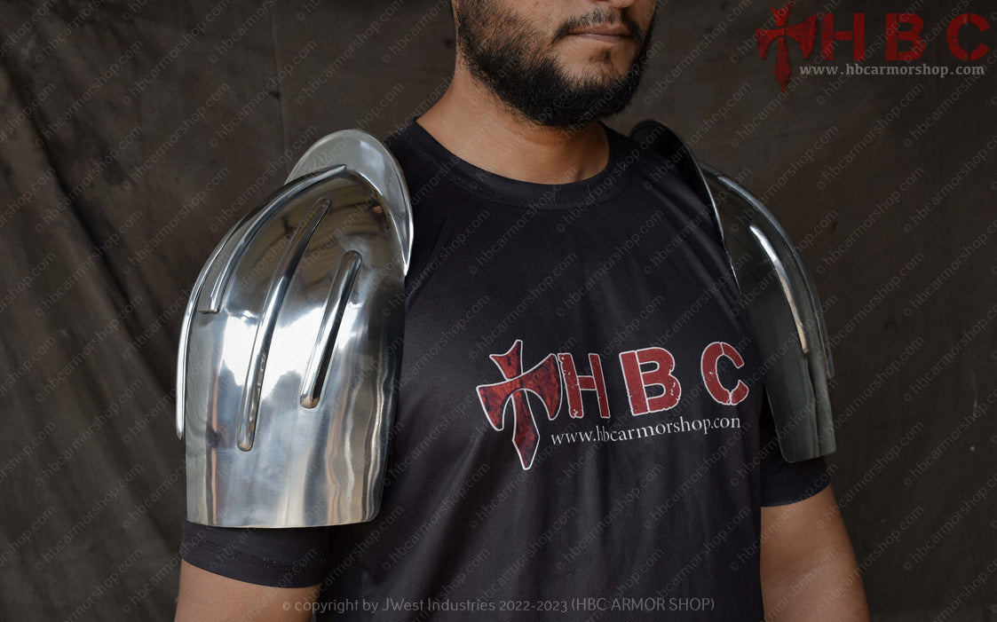 Heavy Infantry Spauldron Raised — HBC Armor Shop