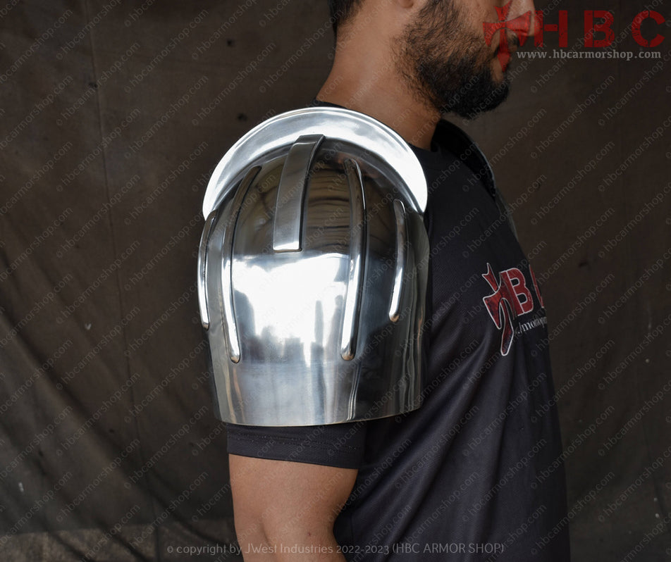 Heavy Infantry Spauldron Raised — HBC Armor Shop