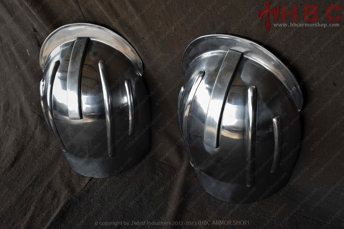 Heavy Infantry Spauldron Raised — HBC Armor Shop