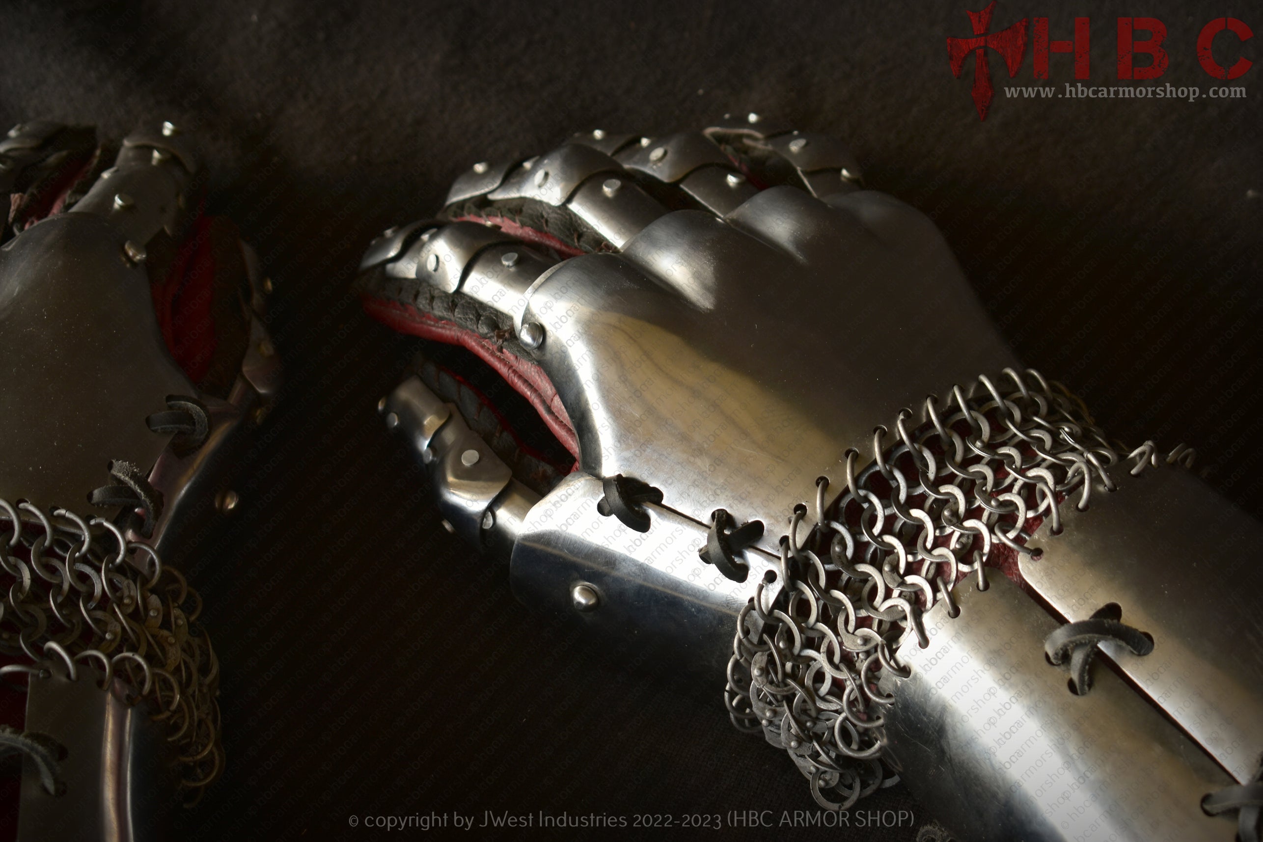Japanese Samurai Long Gauntlet — HBC Armor Shop