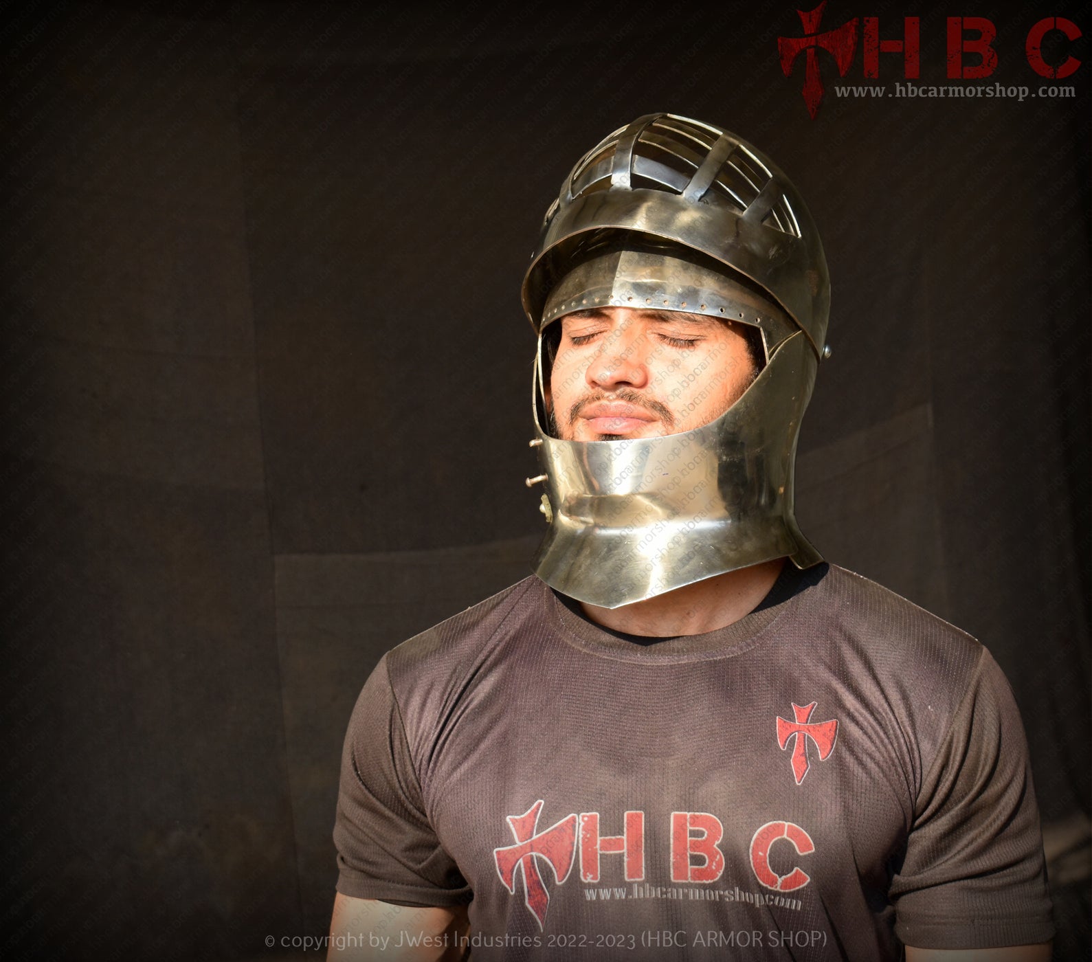 Knight Closed Helmet — HBC Armor Shop