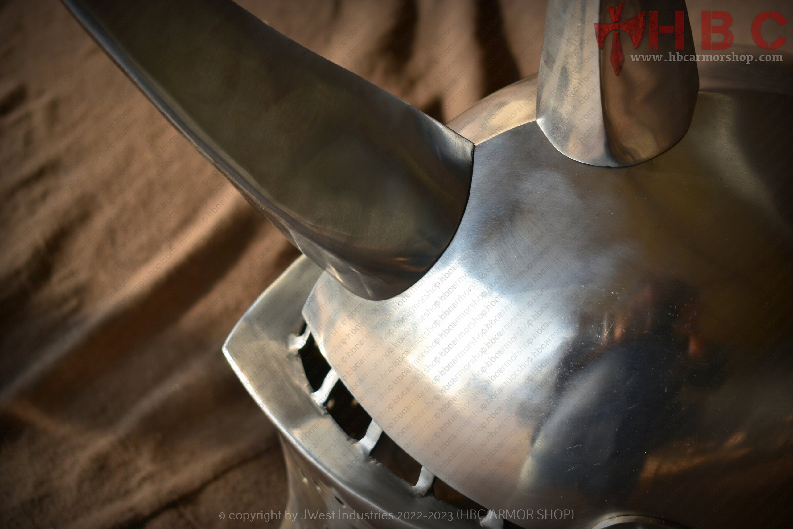 Samson Metal Horns Helmet — HBC Armor Shop