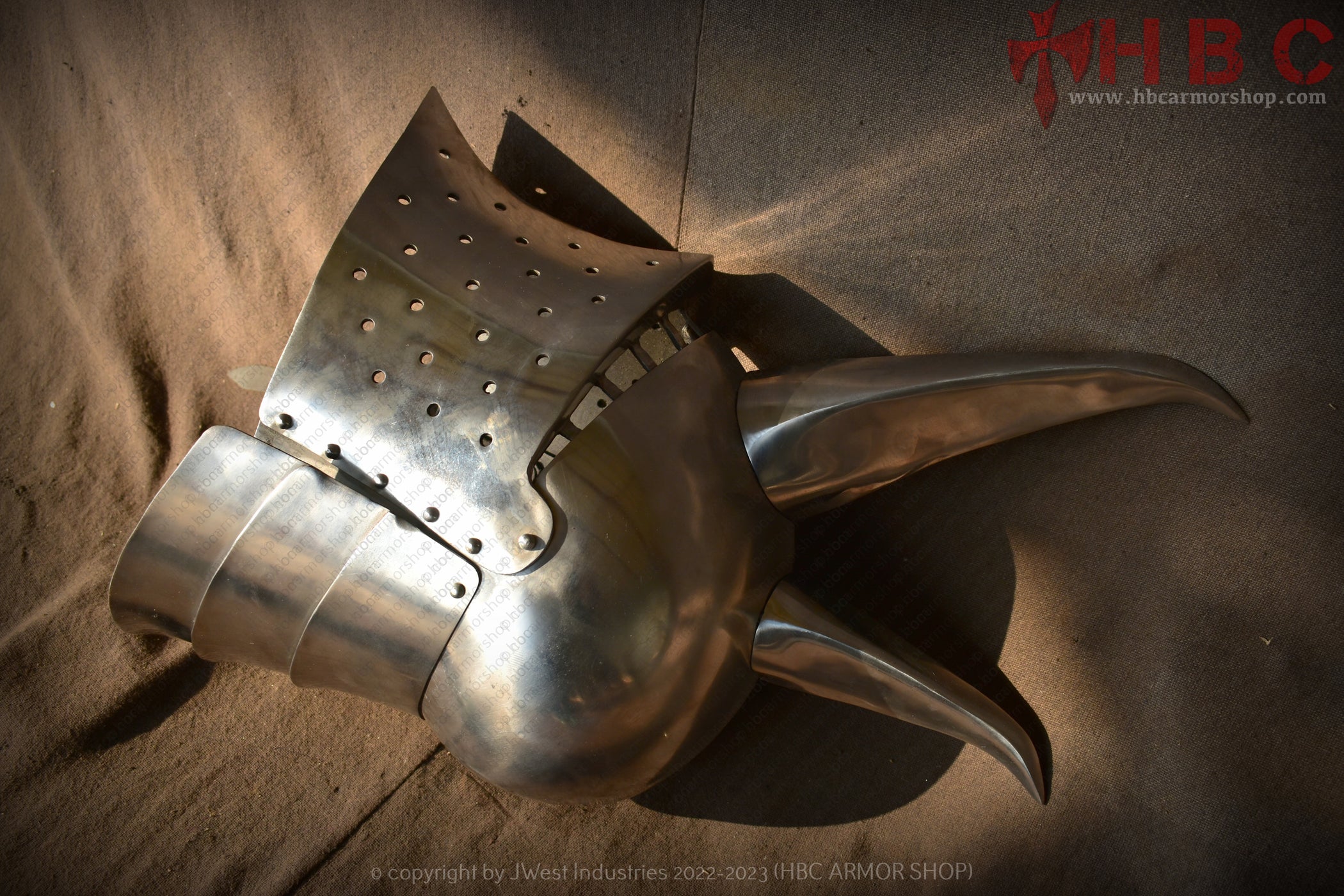 Samson Metal Horns Helmet — HBC Armor Shop