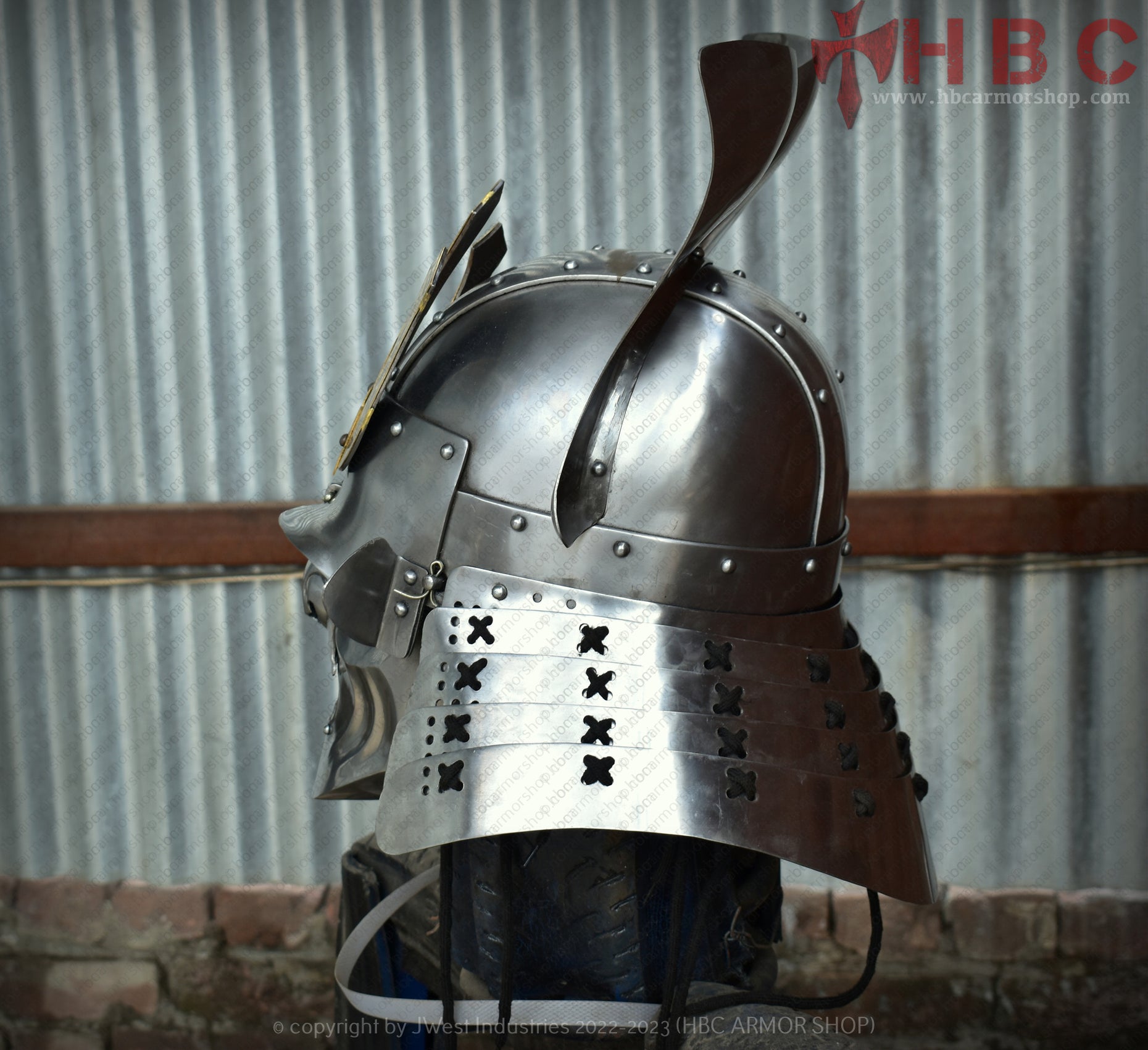 Japanese Samurai Helmet ZUNARI — HBC Armor Shop